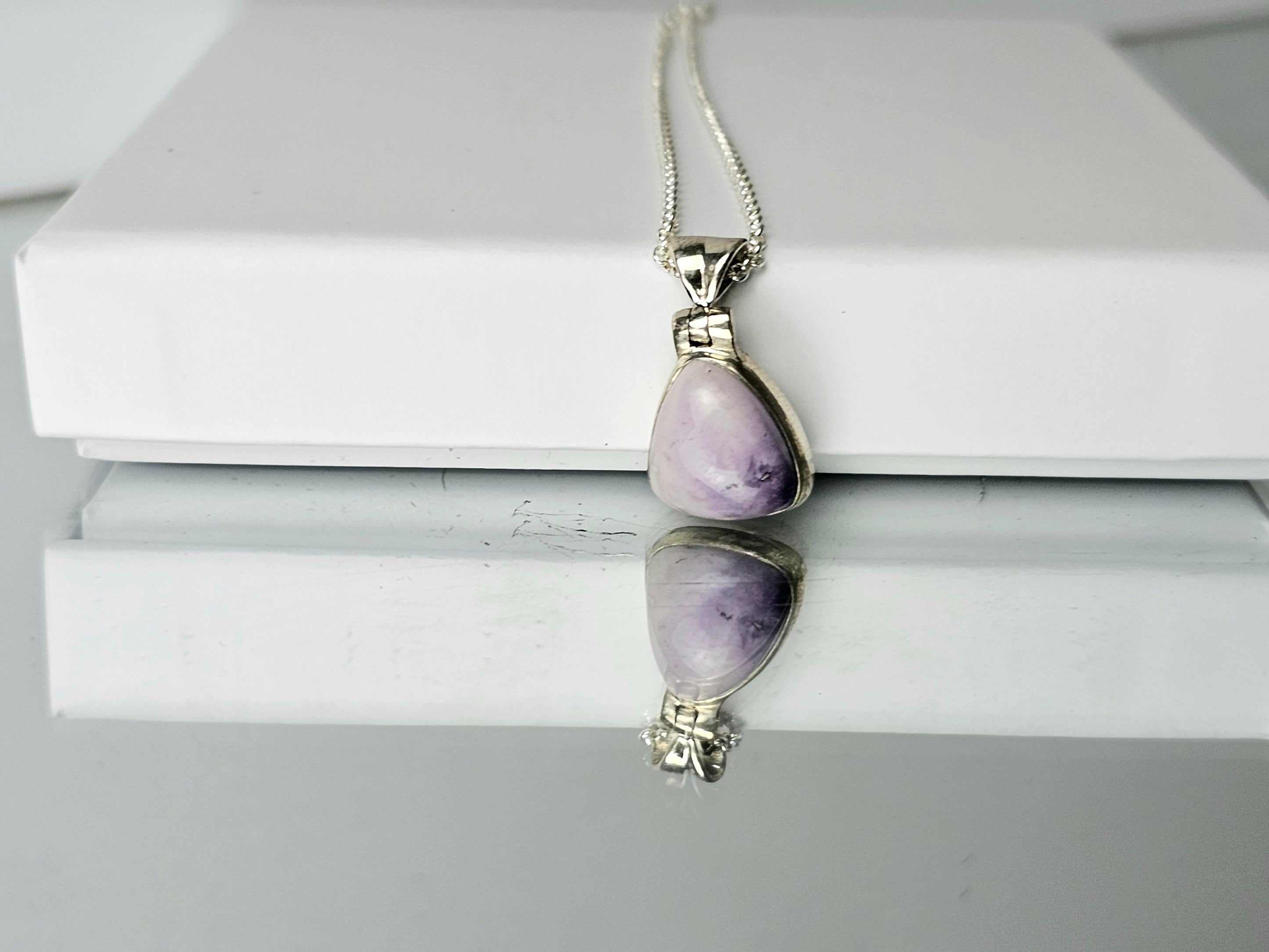 Tiffany Stone Crystal Necklace 925 Silver (#153) – Distinction Crystals