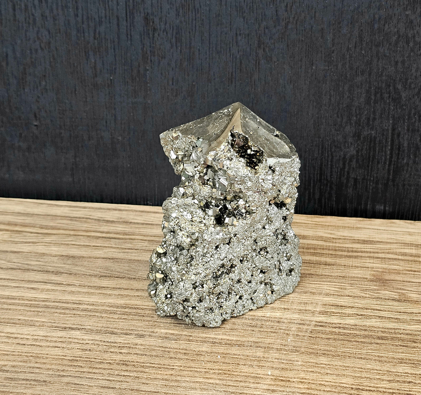 Large Pyrite Crystal Freeform / Tower (#15) – Distinction Crystals