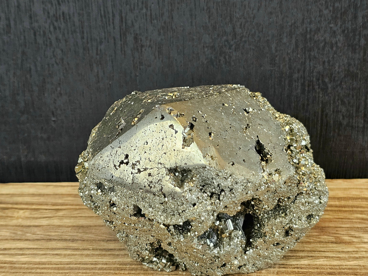 Extra Large Pyrite Crystal Freeform / Tower (#18) – Distinction Crystals