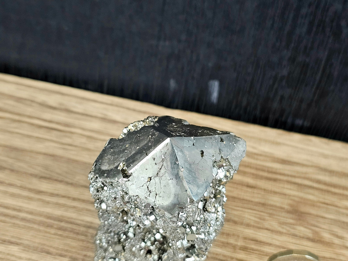 Large Pyrite Crystal Freeform / Tower (#15) – Distinction Crystals