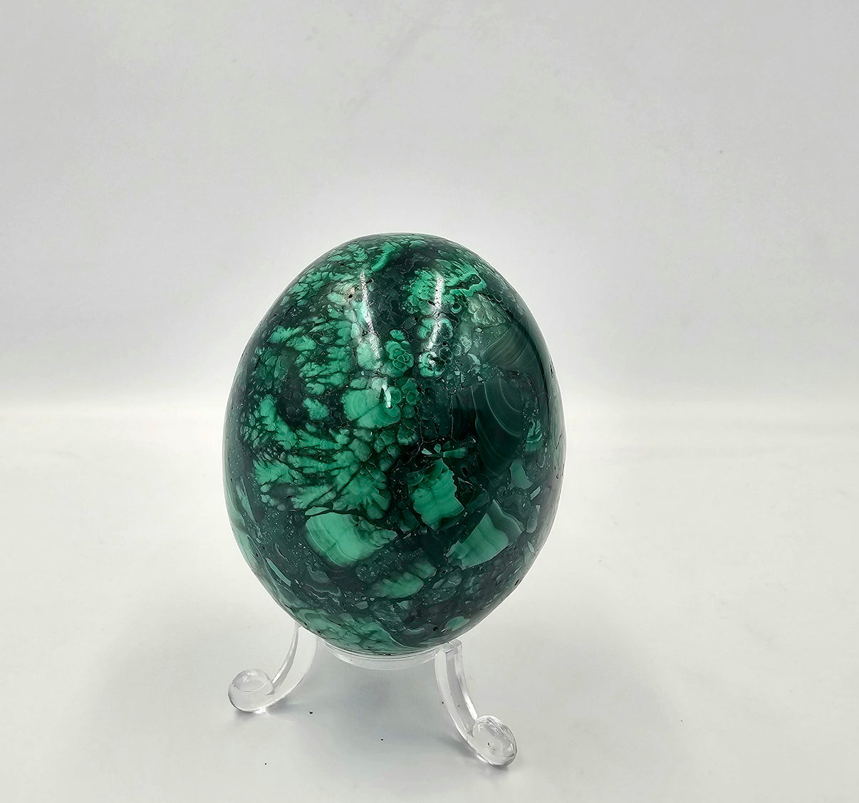 Large Malachite Crystal Egg – Distinction Crystals