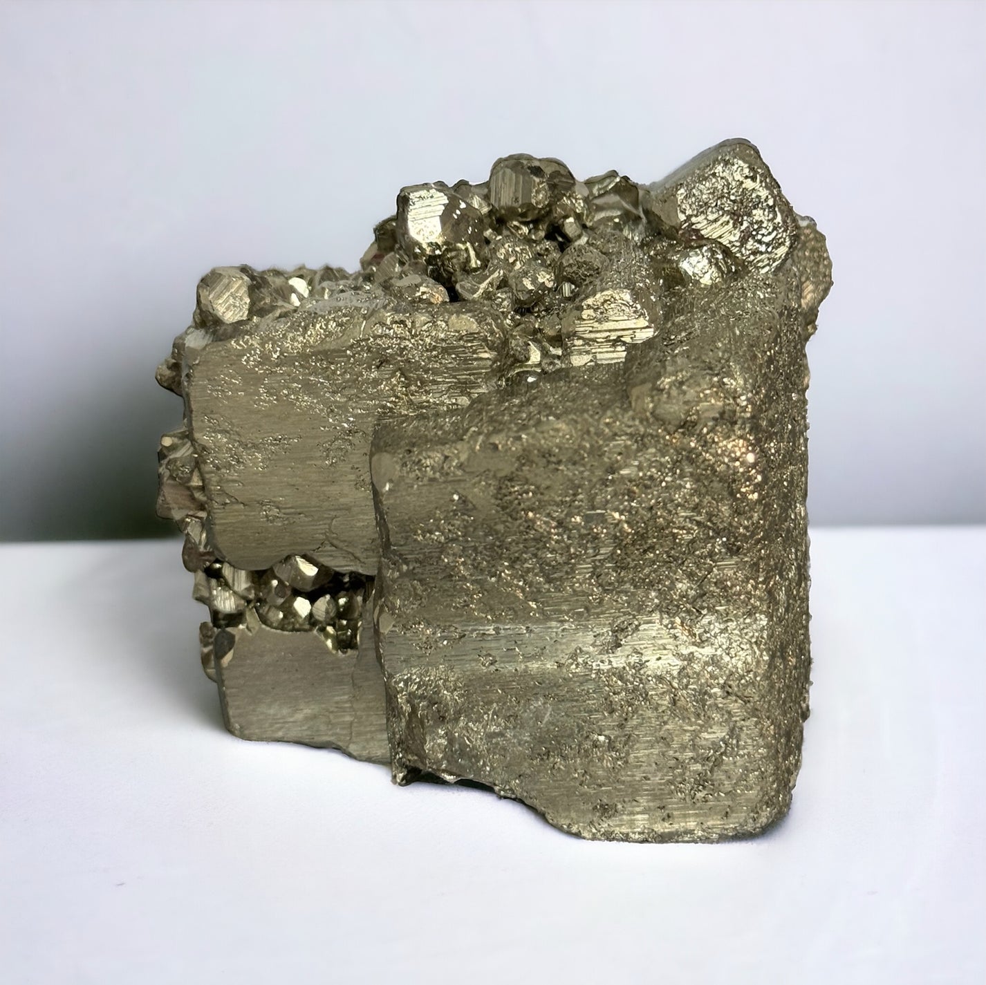 4) High Quality Pyrite Crystal Cube – Distinction Crystals