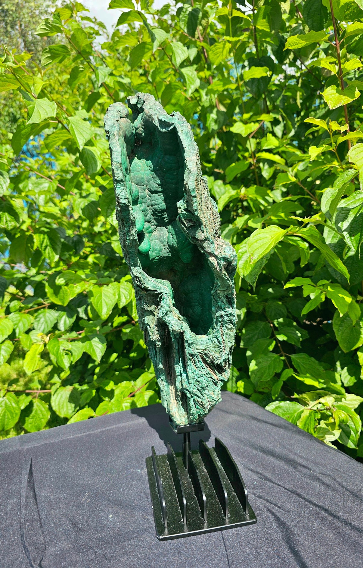 XL Large Malachite Stalactite Crystal Cave – Distinction Crystals