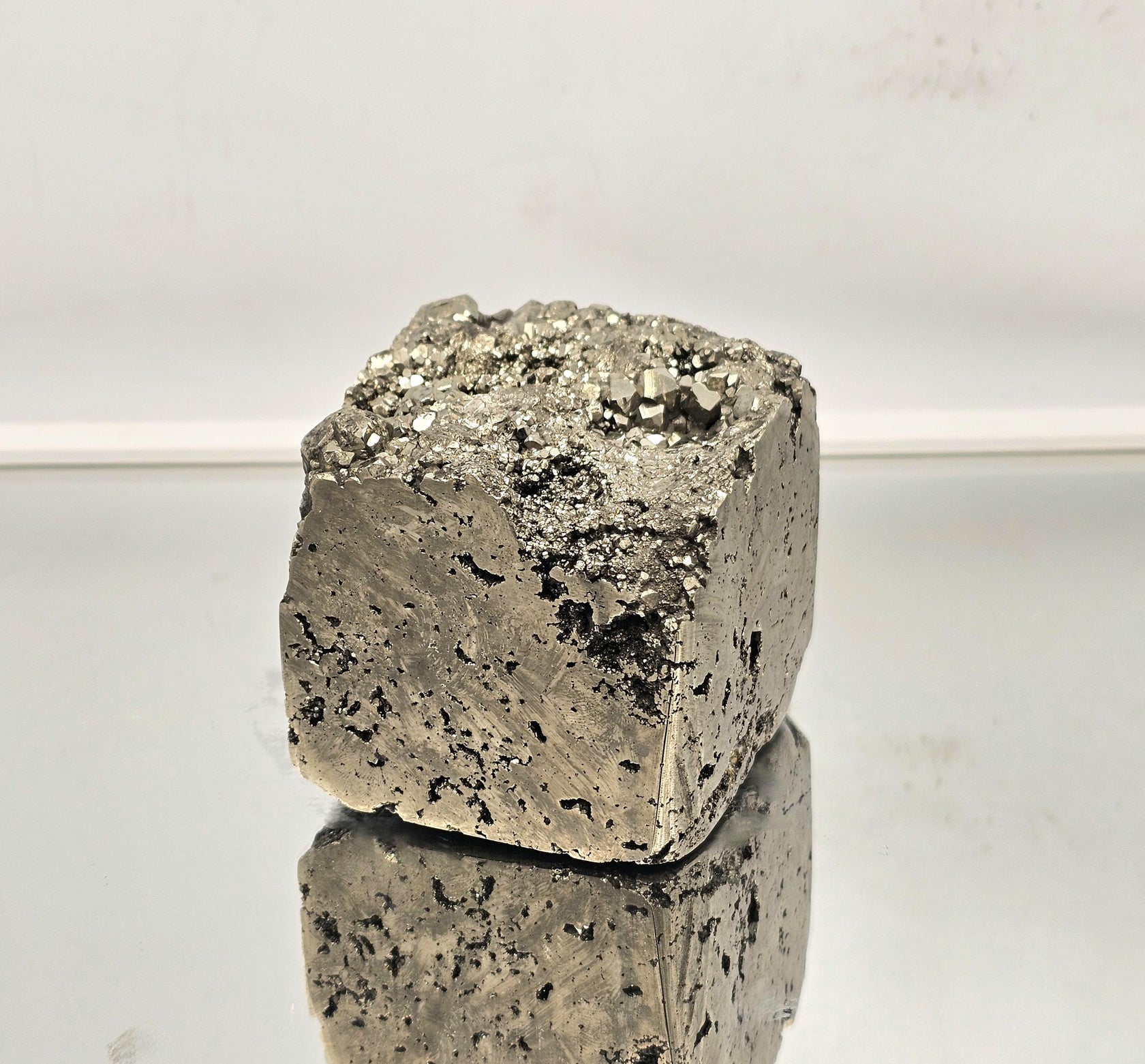 Extra Large Pyrite Cube Metallic Lustre – Distinction Crystals