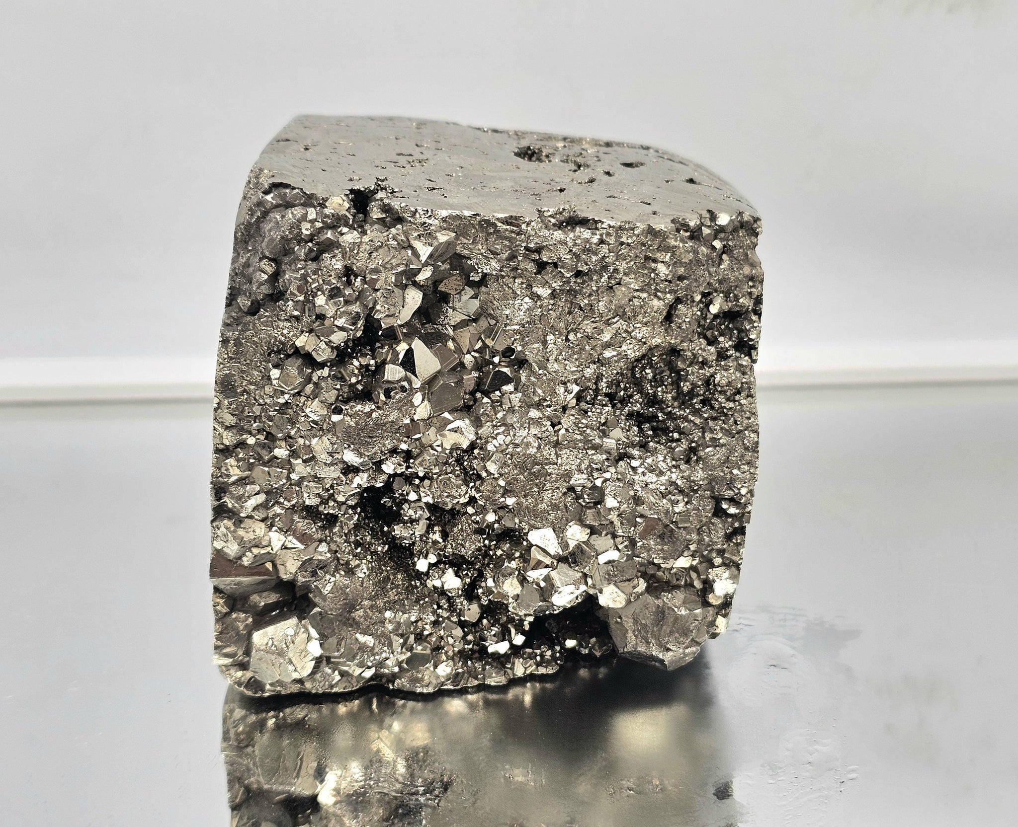 Extra Large Pyrite Cube Metallic Lustre – Distinction Crystals