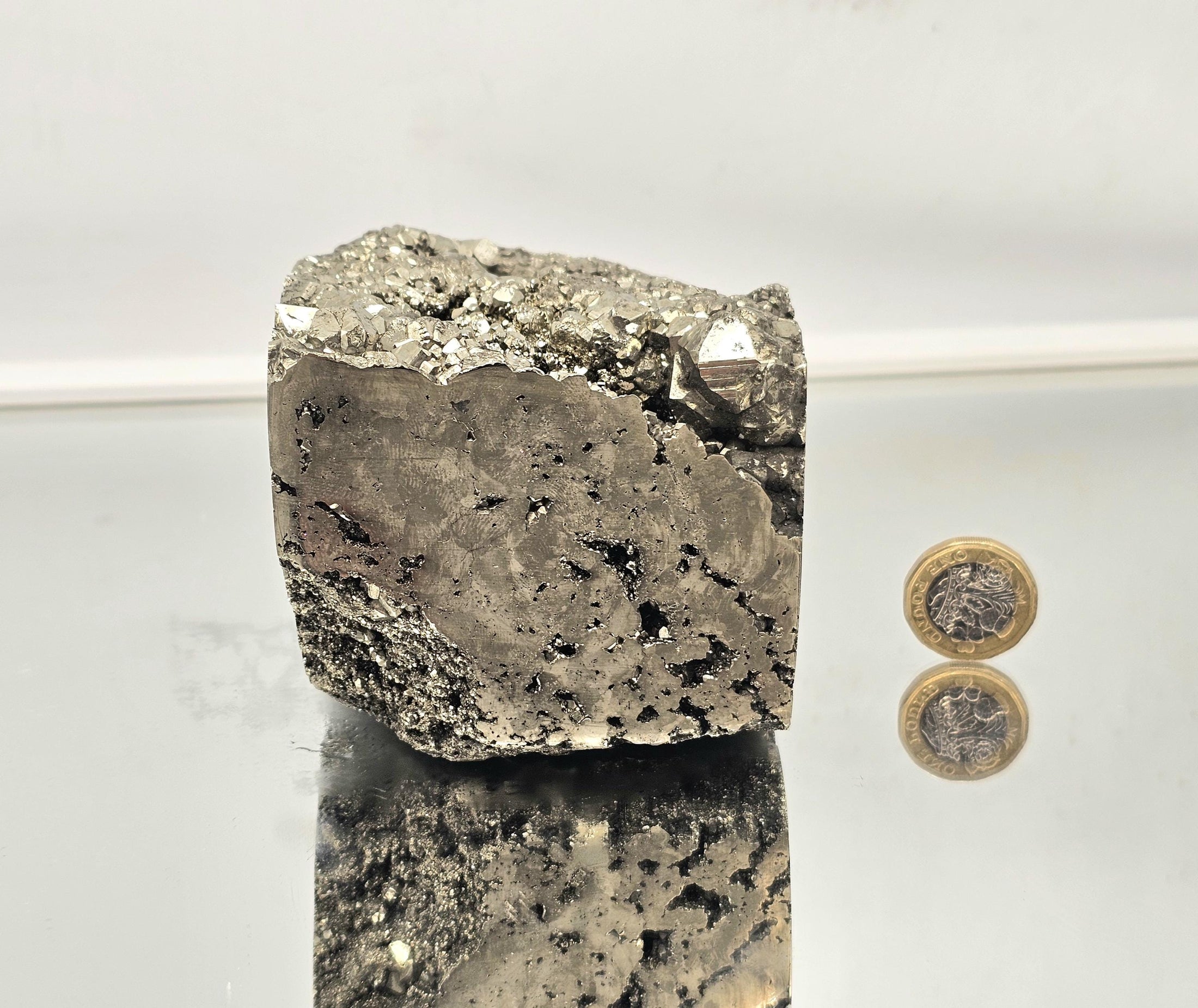 Extra Large Pyrite Cube Metallic Lustre – Distinction Crystals