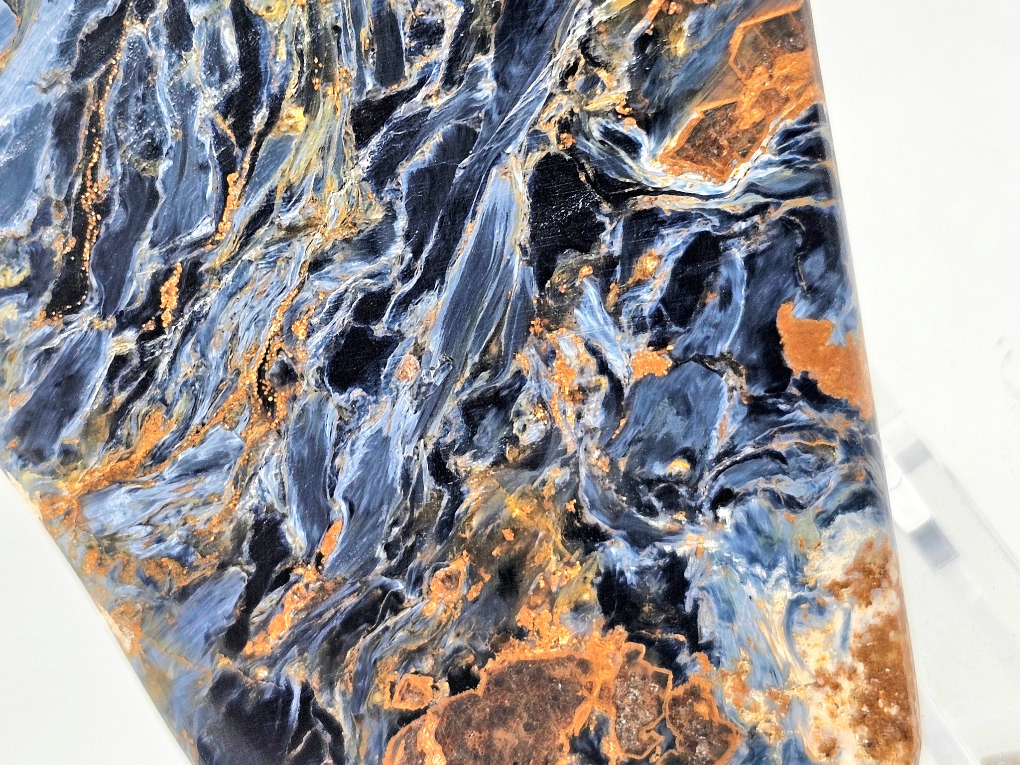 Large Pietersite Crystal Slice – Distinction Crystals