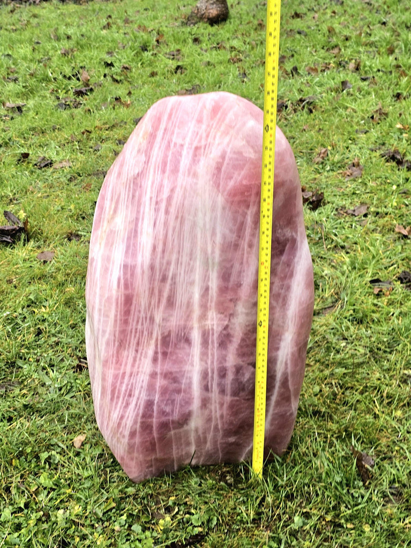 Very Large Rose Quartz Crystal Freeform – Distinction Crystals