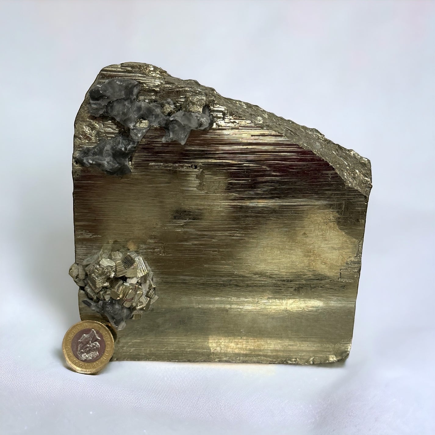 8) High Quality Large Pyrite Crystal Cube – Distinction Crystals