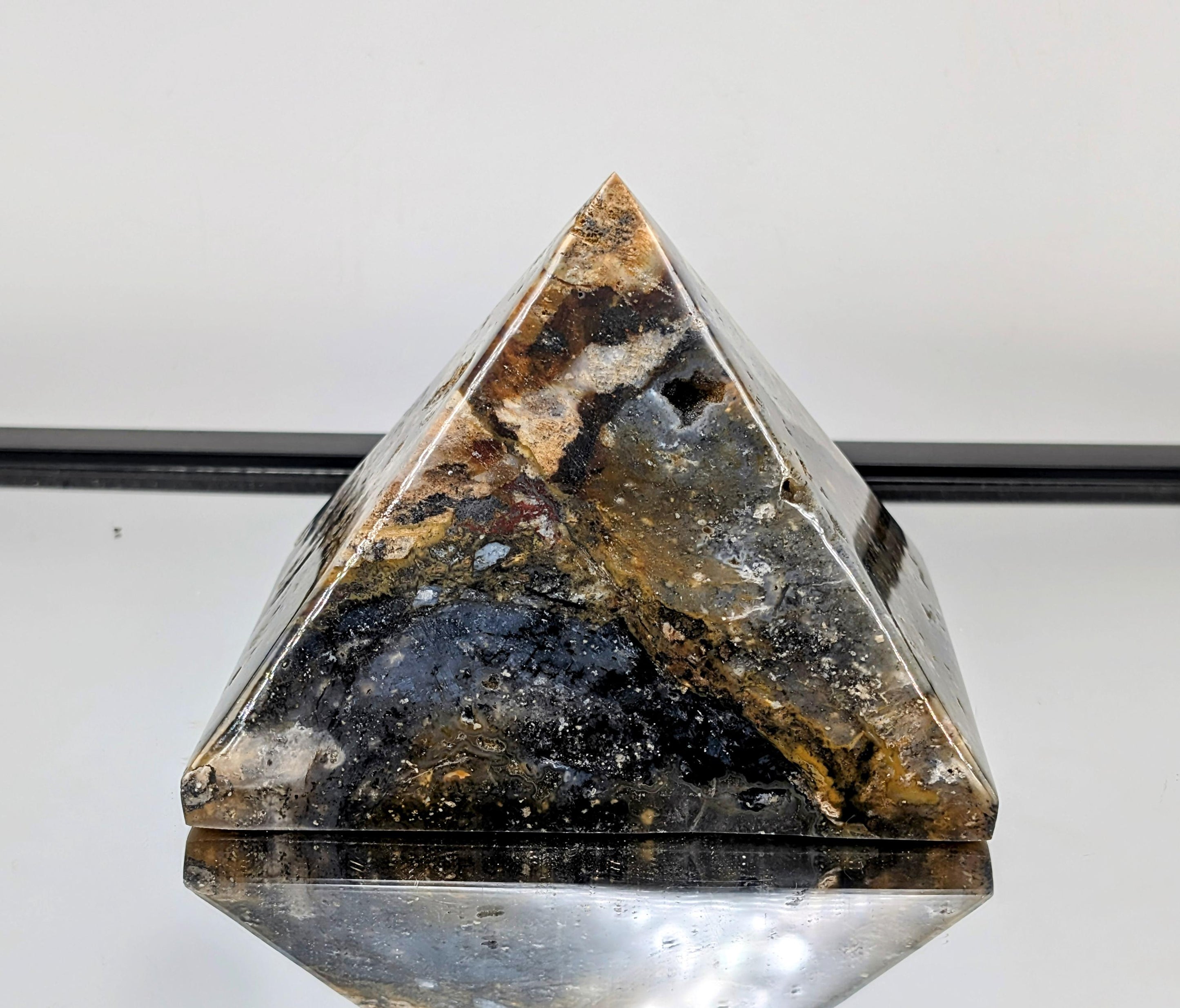 Madagascar Ocean Jasper Pyramid – Distinction Crystals