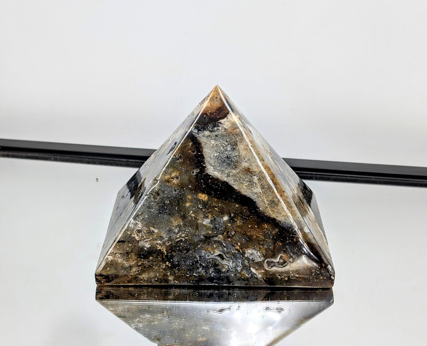 Madagascar Ocean Jasper Pyramid – Distinction Crystals