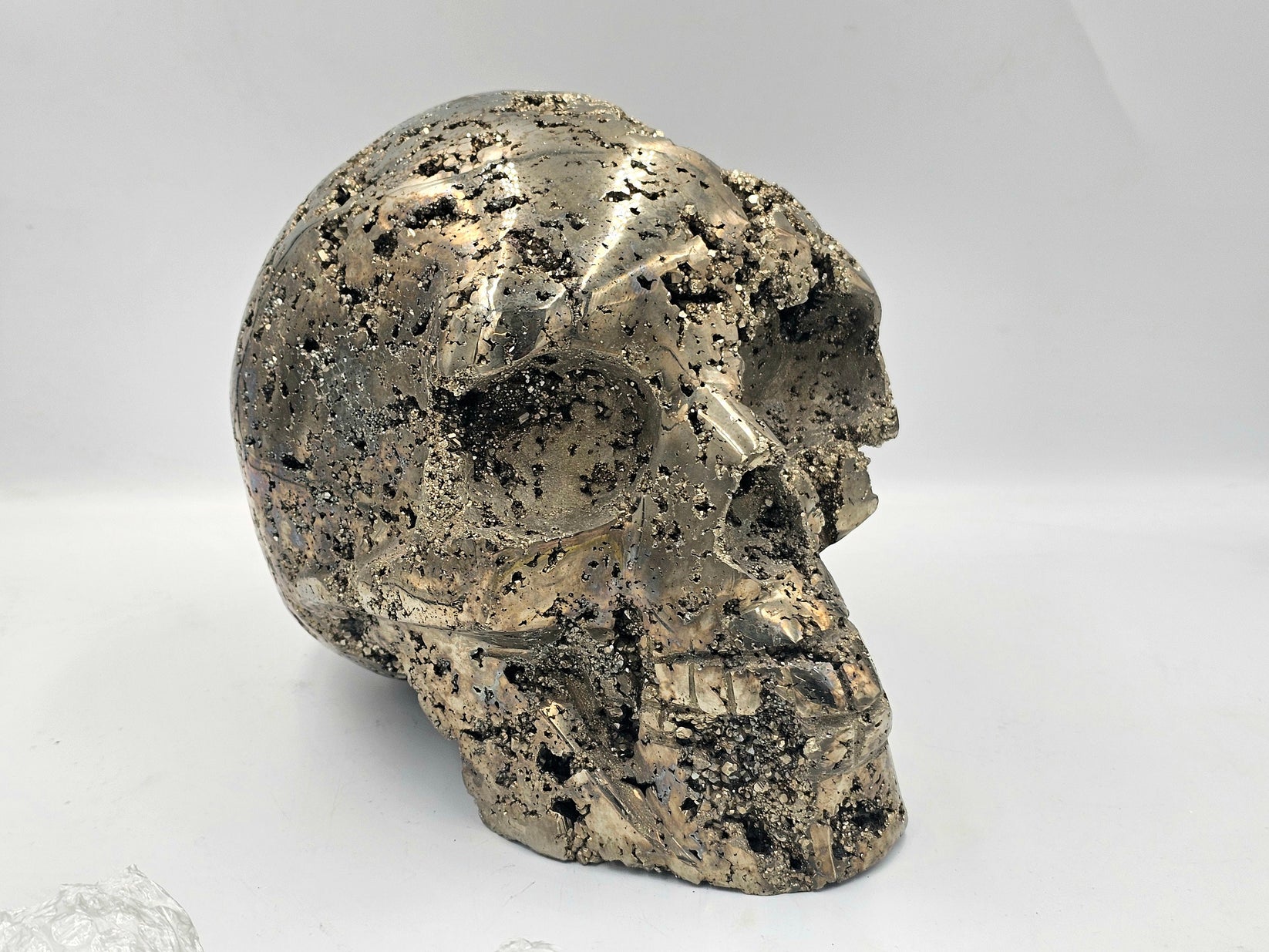 Extra Large Pyrite Crystal Skull – Distinction Crystals