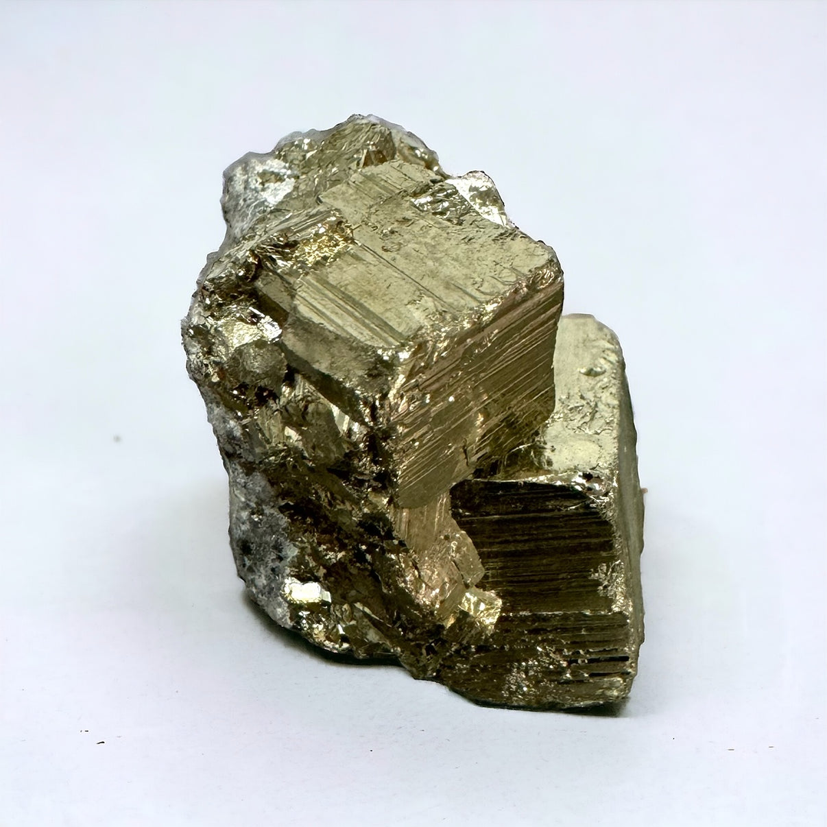 10) High Quality Small Pyrite Crystal Cube – Distinction Crystals