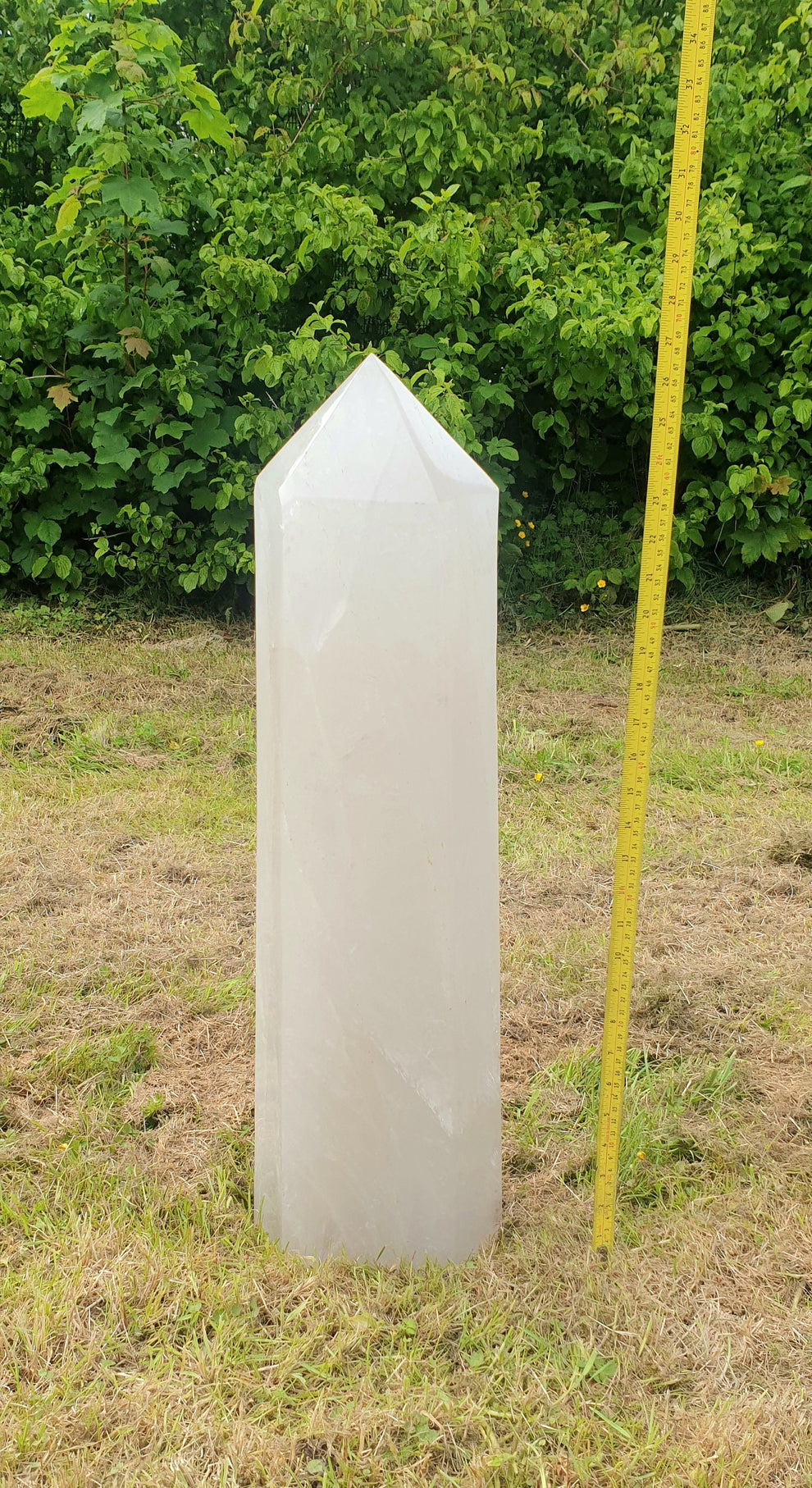 Very Large Quartz Crystal Point Freestanding 33.6 KG – Distinction Crystals