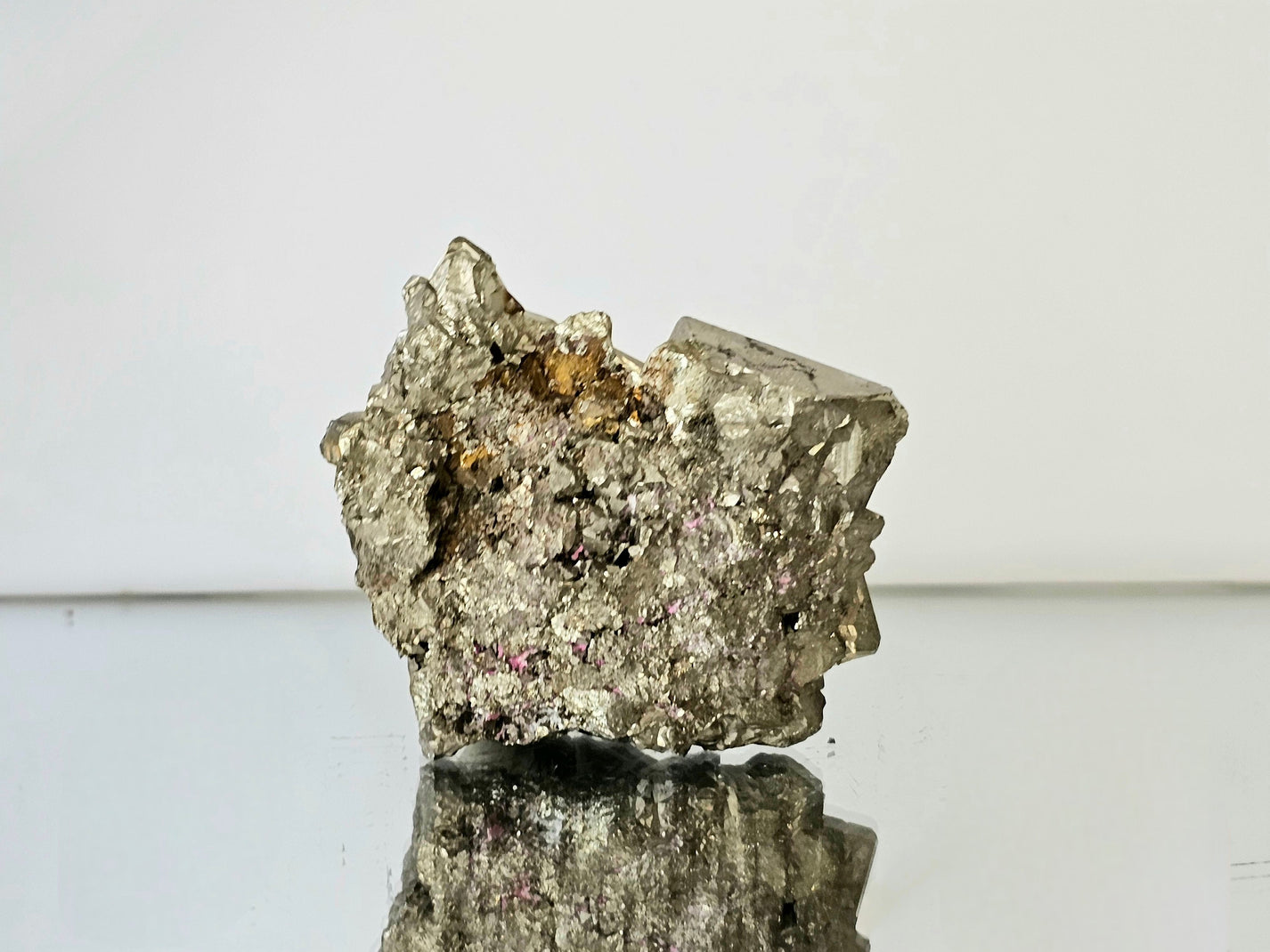 Octahedral Pyrite Crystal - Peru (#21) – Distinction Crystals